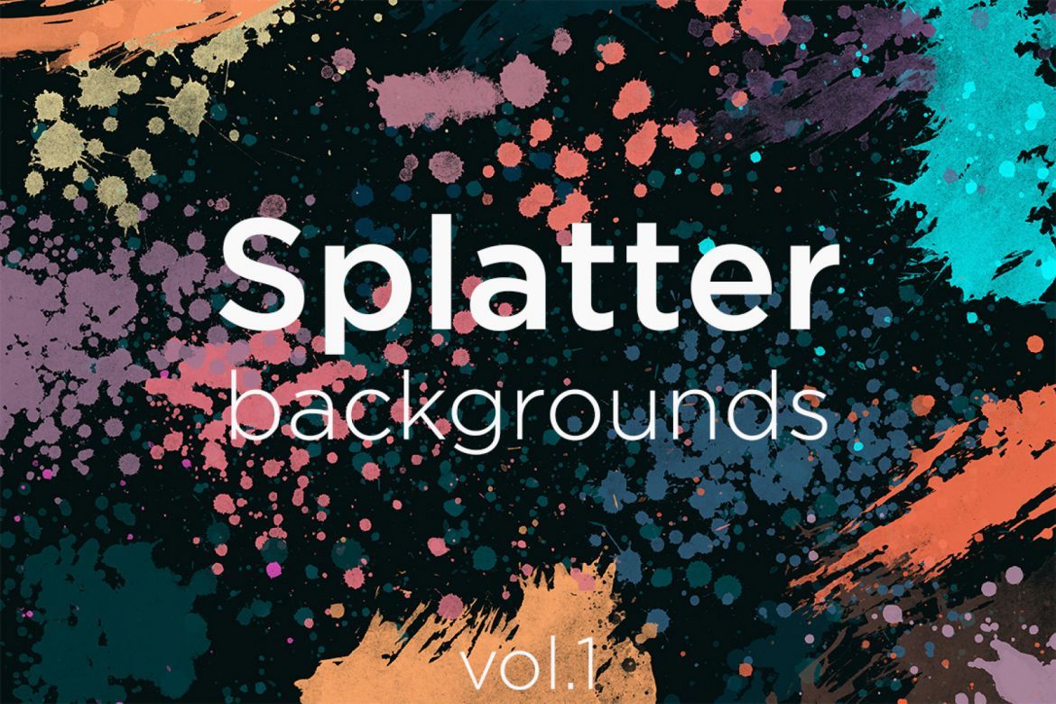 Splatter Backgrounds Vol. 1 | Deeezy