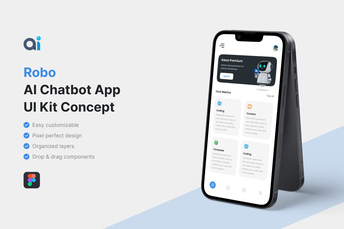 AI Chatbot App UI Kit | Deeezy