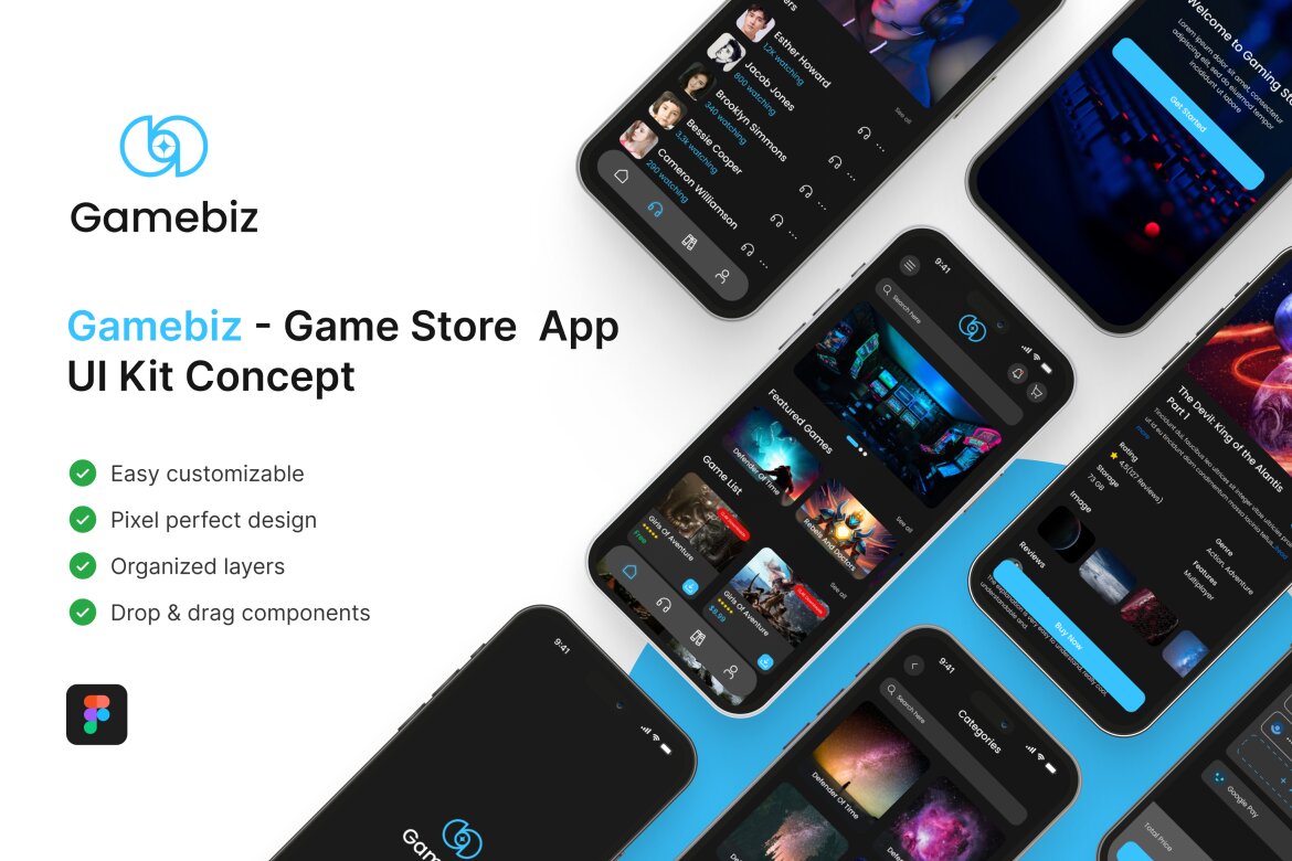 Game Store App UI Kit | Deeezy
