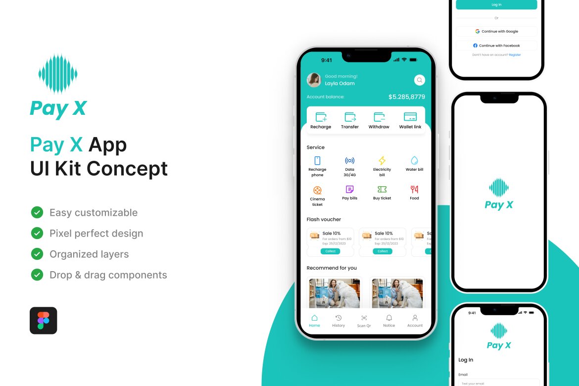 Payment App UI Kit | Deeezy