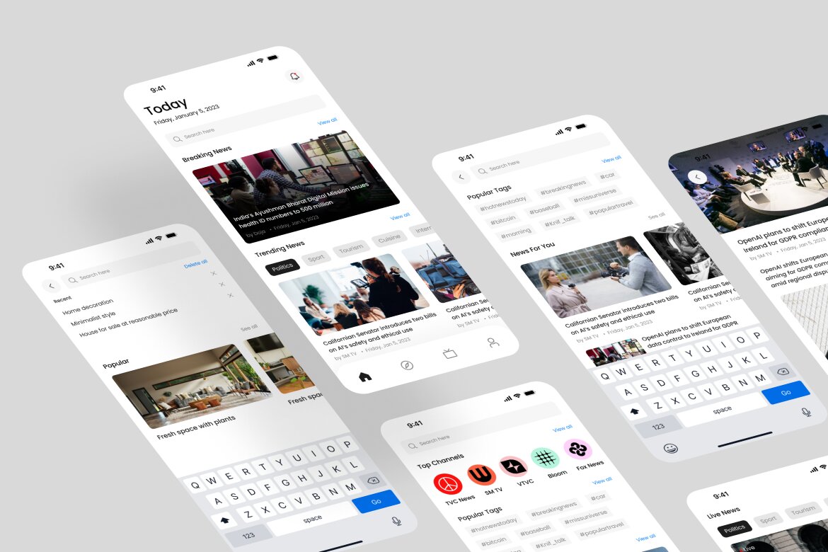 News App UI Kit | Deeezy