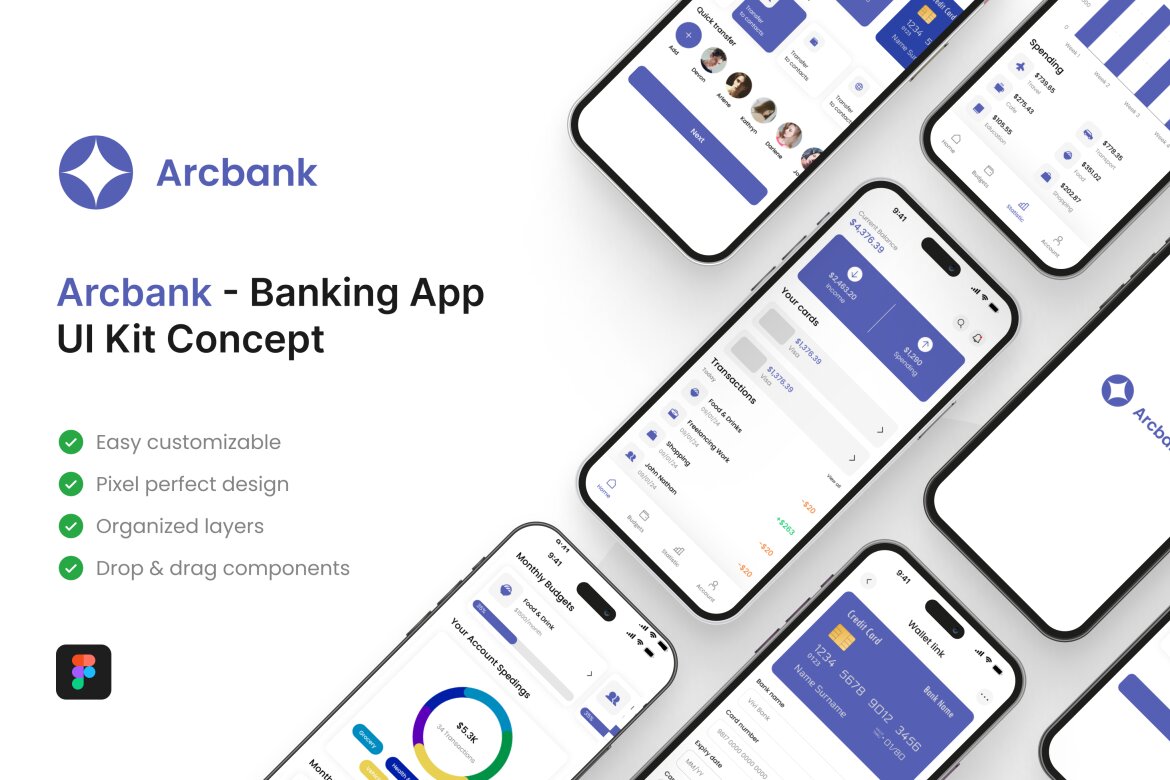 Banking App UI Kit | Deeezy