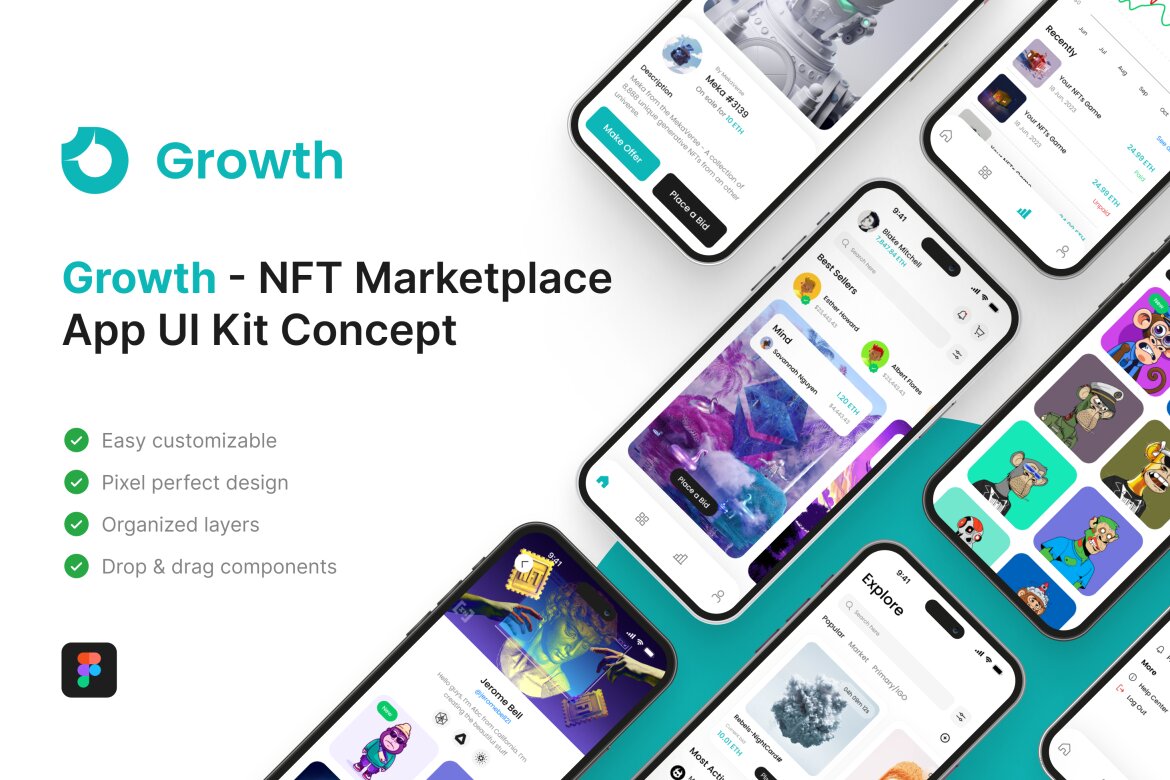 NFT Marketplace App UI Kit | Deeezy