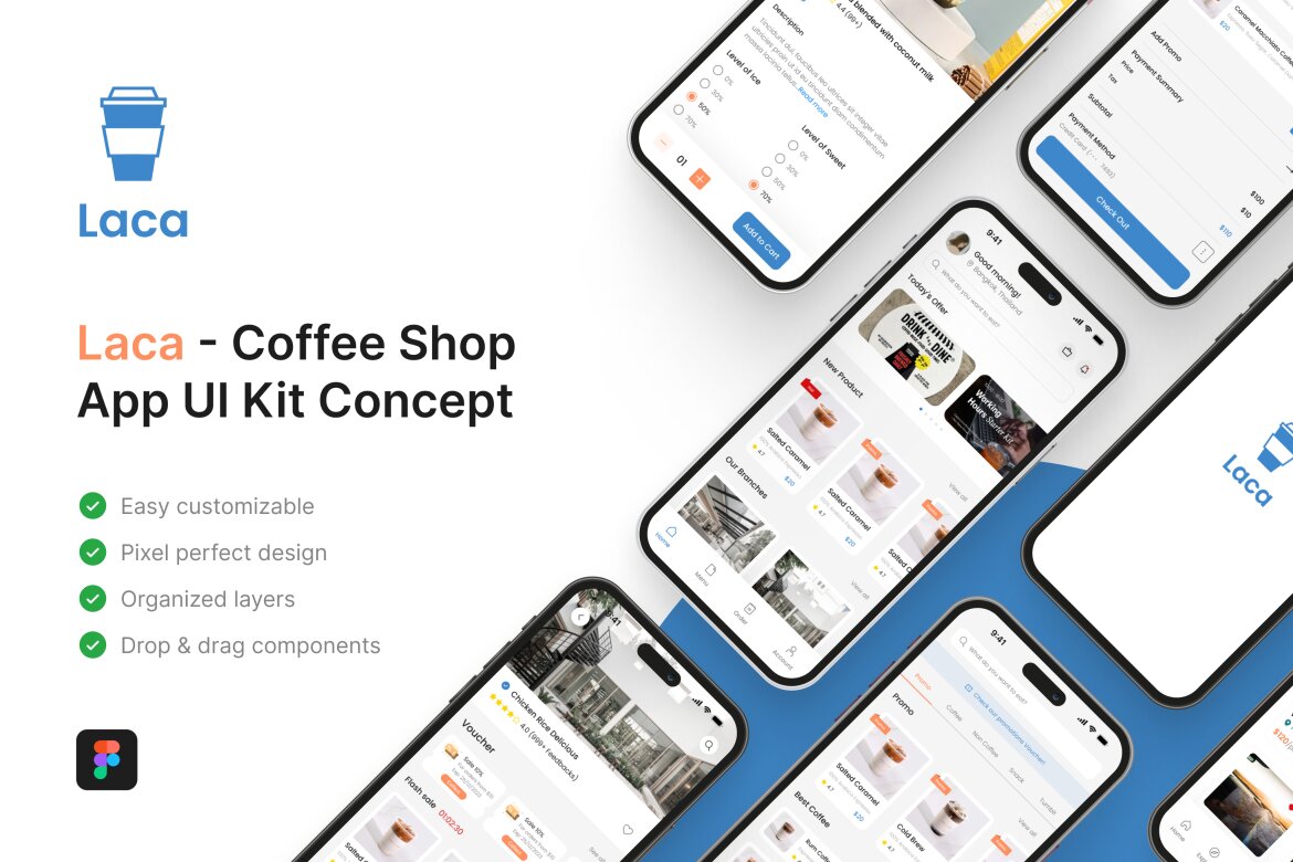 Coffee Shop App UI Kit | Deeezy