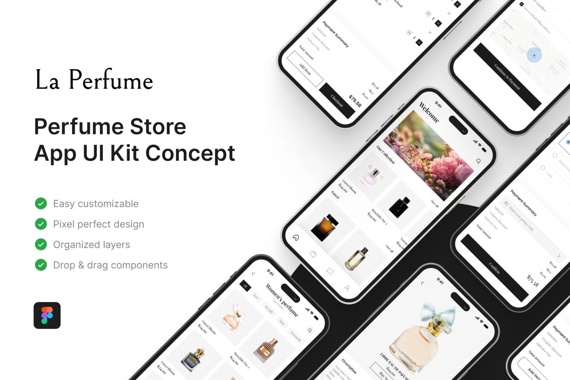 Perfume Store App UI Kit | Deeezy