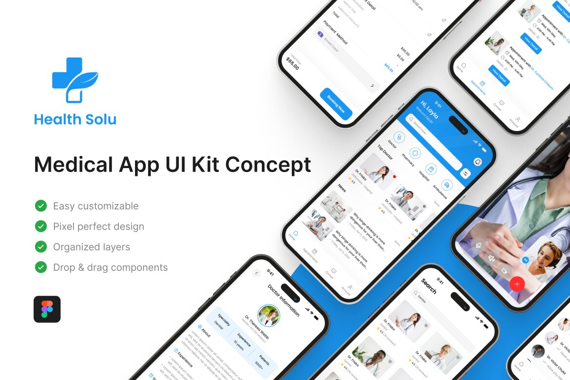 Medical App UI Kit | Deeezy