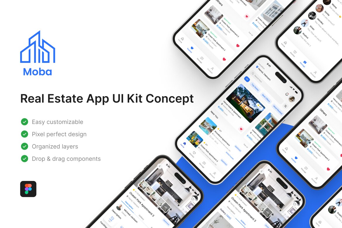 Real Estate App UI Kit | Deeezy