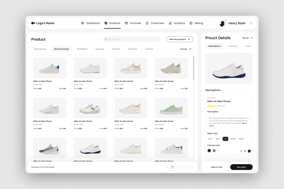 E-commerce Dashboard UI Kit | Deeezy