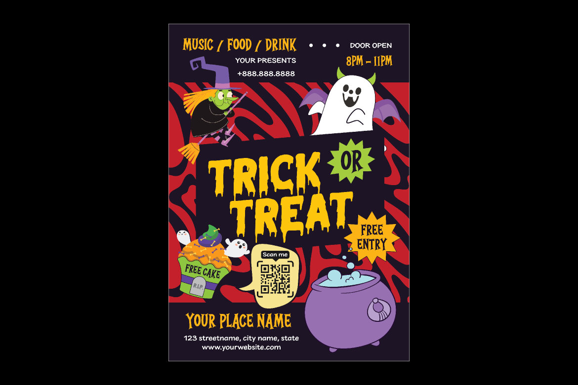 Trick Or Treat Flyer | Deeezy