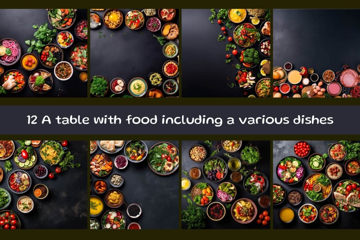 A table with food including a various dishes | Deeezy