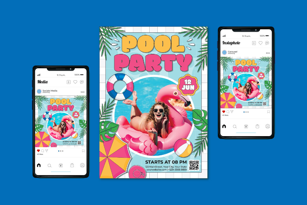 Pool Party Flyer | Deeezy