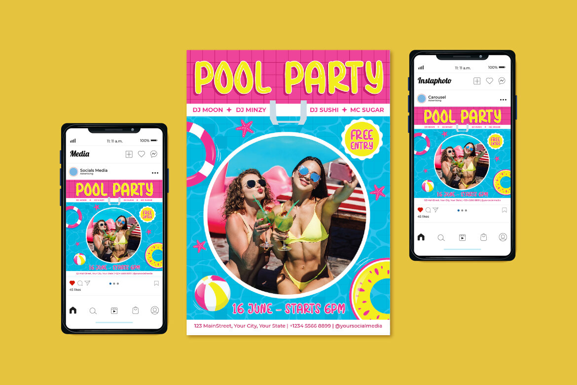 Pool Party Flyer | Deeezy