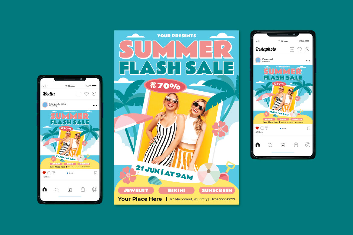 Summer Sale Flyer | Deeezy