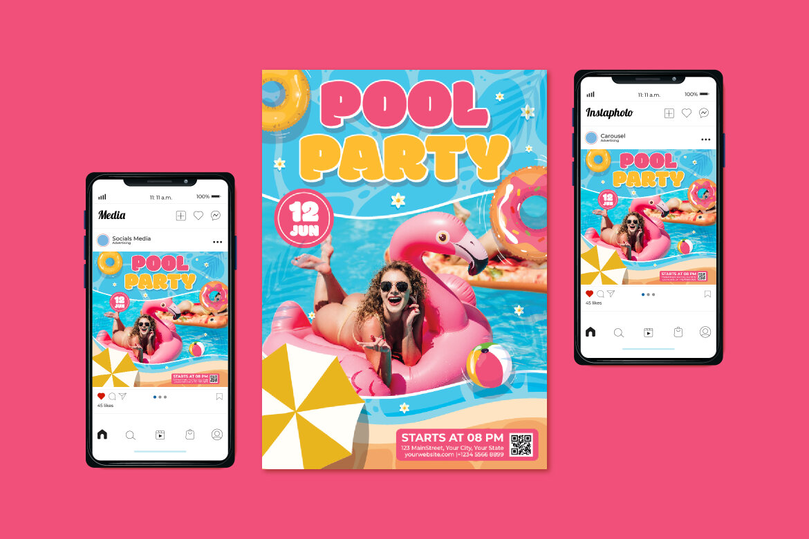 Pool Party Flyer | Deeezy