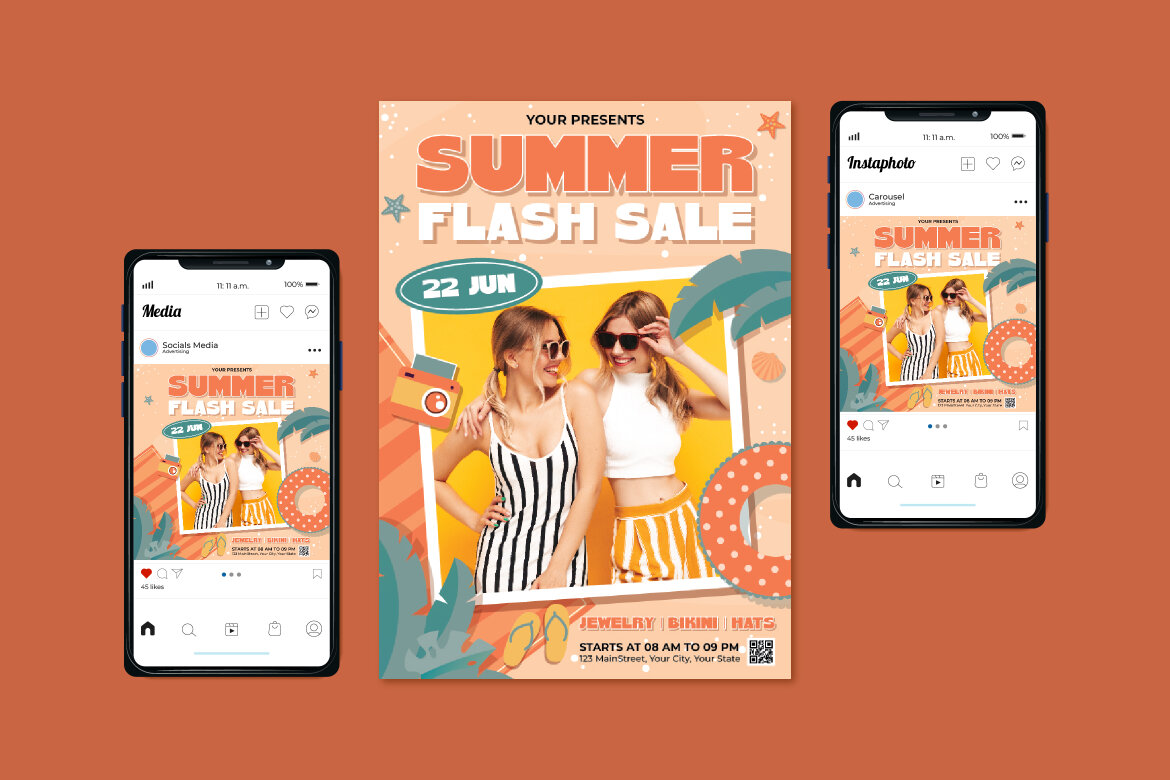 Summer Sale Flyer | Deeezy