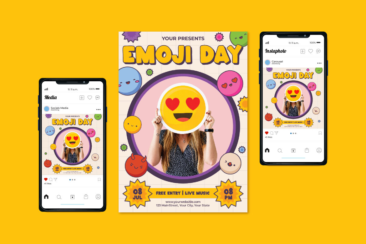 Emoji Day Flyer | Deeezy